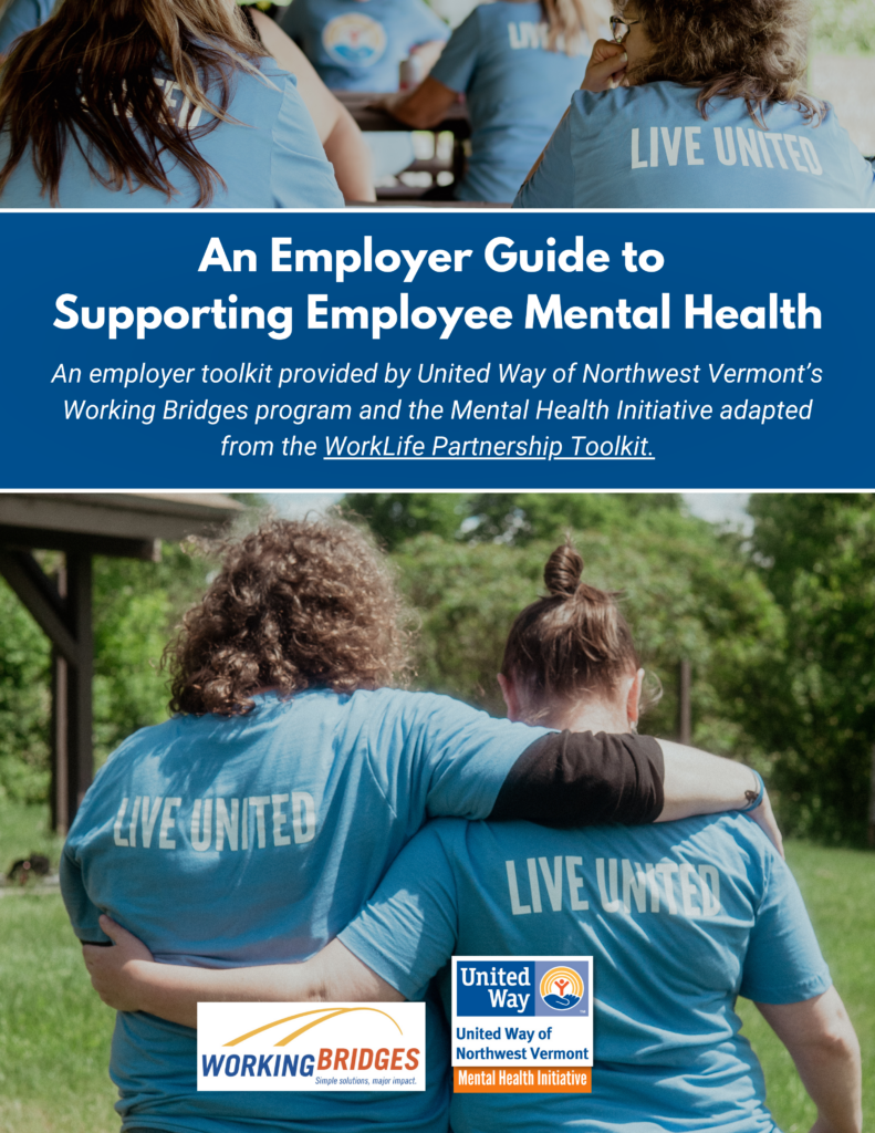 Mental Health Toolkit - United Way of Northwest Vermont